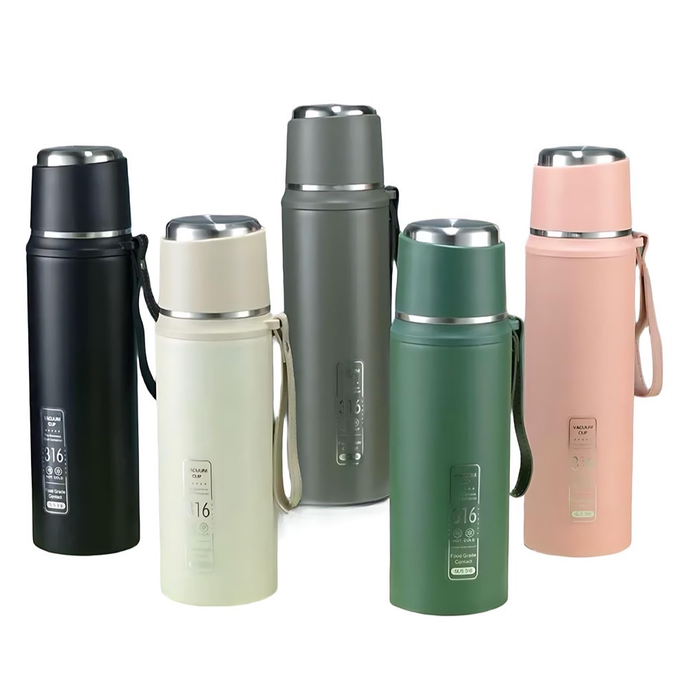 不鏽鋼保溫壺 316水壺 1000ml 附背帶皮套 直飲水壺 不鏽鋼保溫瓶 不鏽鋼水壺 不鏽鋼水瓶 保溫瓶 保溫杯 水杯 | 蝦皮購物