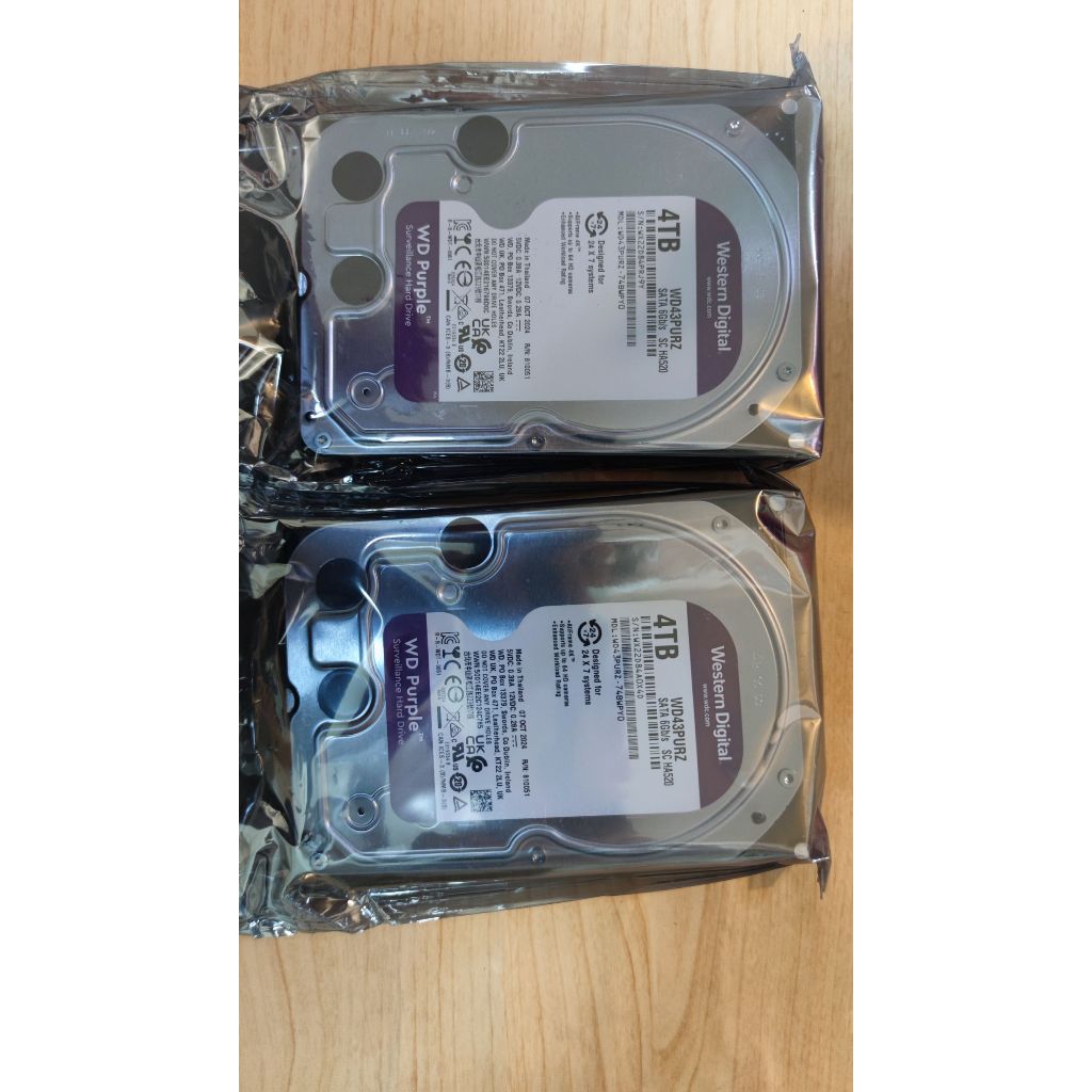 免運(全新品)WD紫標4TB 2024/10月出廠 | 蝦皮購物