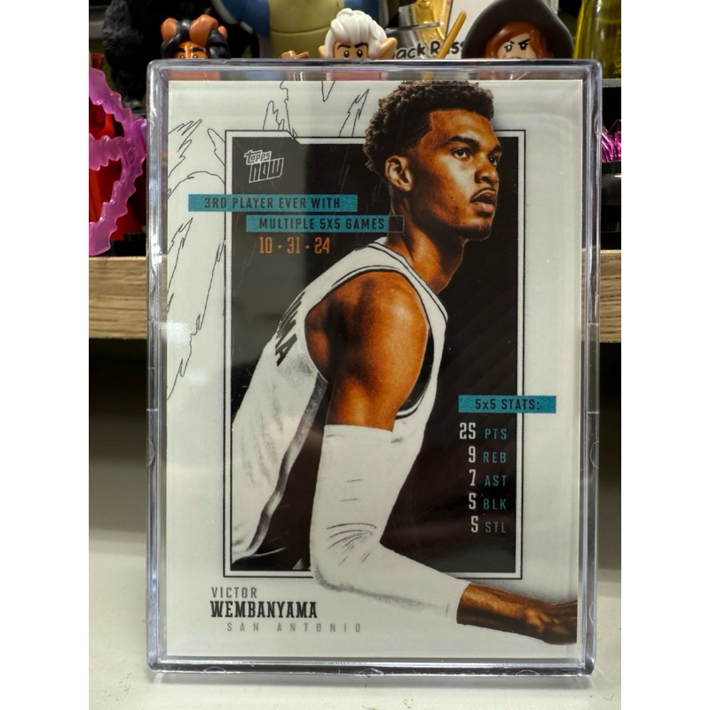 Victor Wembanyama - 2024-25 Topps NOW® Basketball Card 4 | 蝦皮購物