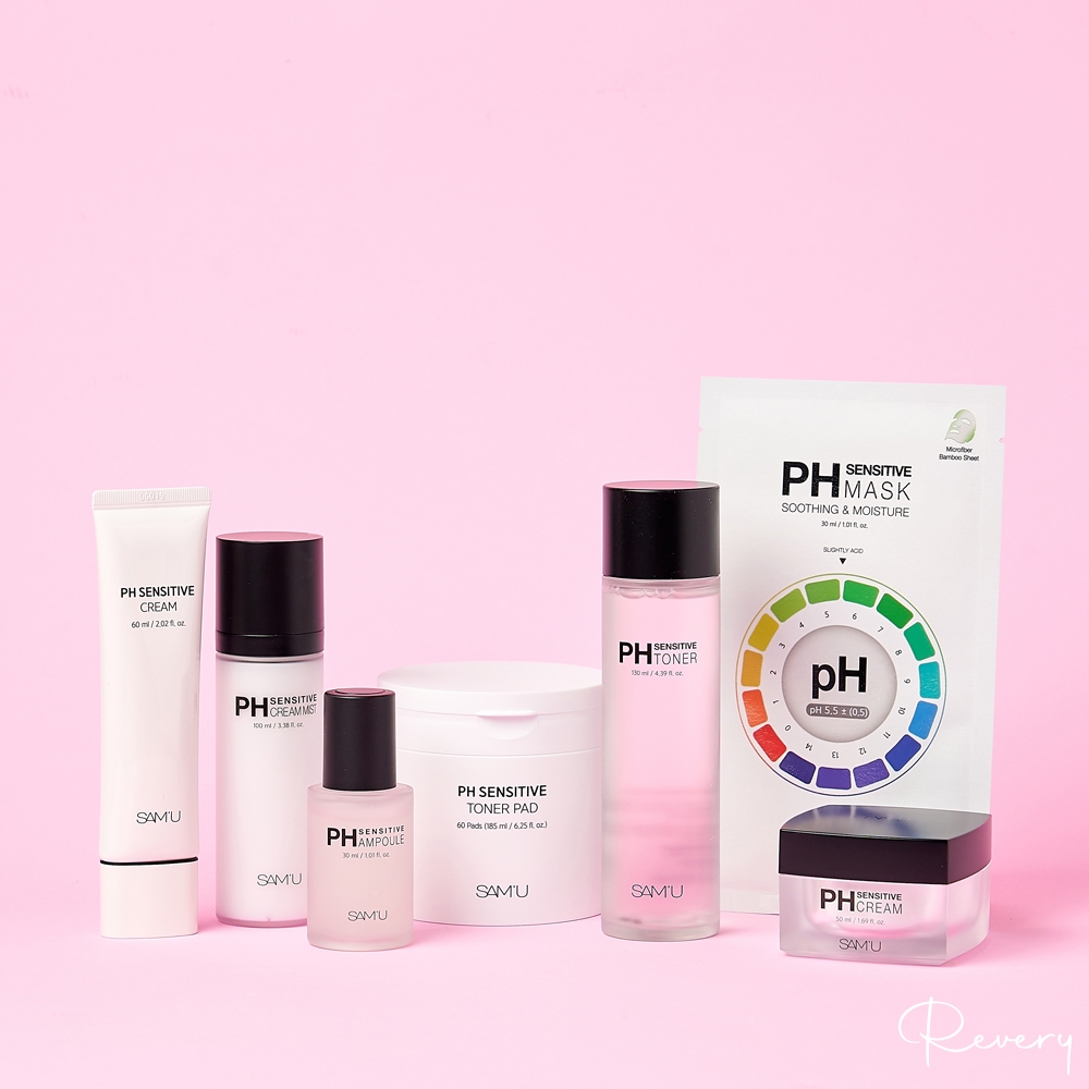 現貨+預購｜SAM'U｜PH舒緩平衡系列｜面霜噴霧 面霜 爽膚水 安瓶精華 棉片 面膜｜韓國代購 | 蝦皮購物