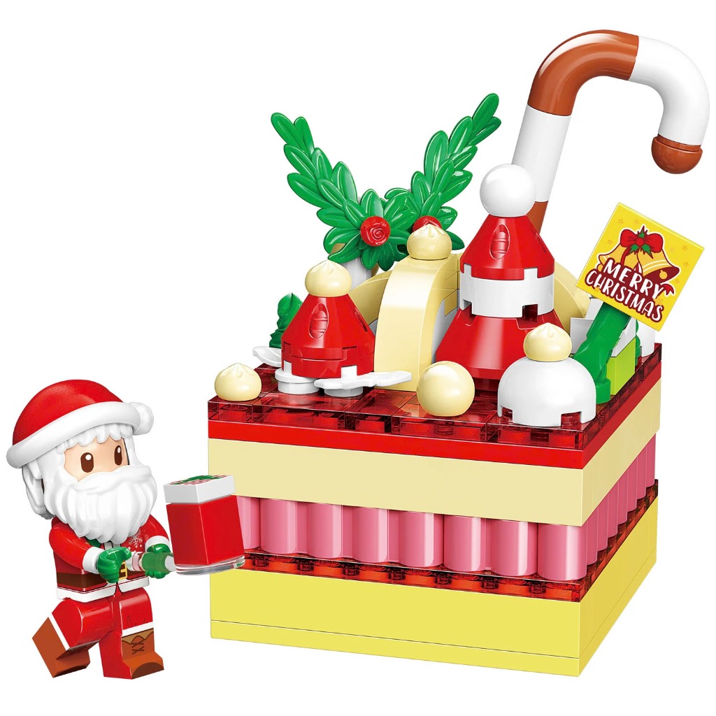 QMAN Keeppley積木 - 2024聖誕系列 甜蜜慕斯 | 蝦皮購物