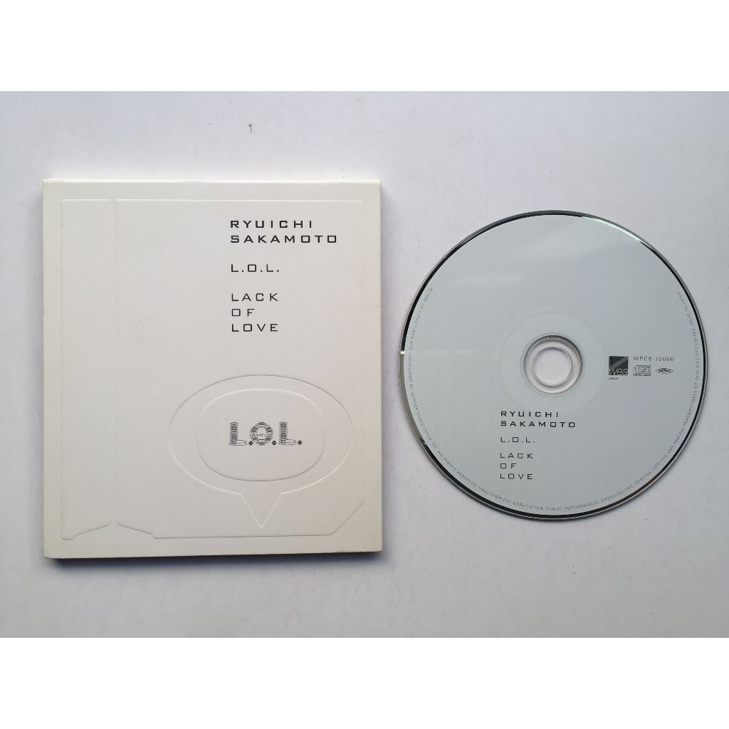坂本龍一 Ryuichi Sakamoto – L.O.L. (Lack Of Love)（日盤CD專輯） | 蝦皮購物