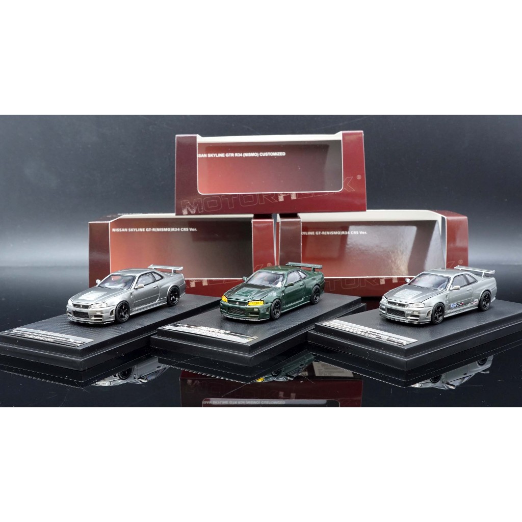 【MASH】MOTORHELIX 1/64 Nissan GT-R R34 Nismo CRS Ver 3款可選 | 蝦皮購物