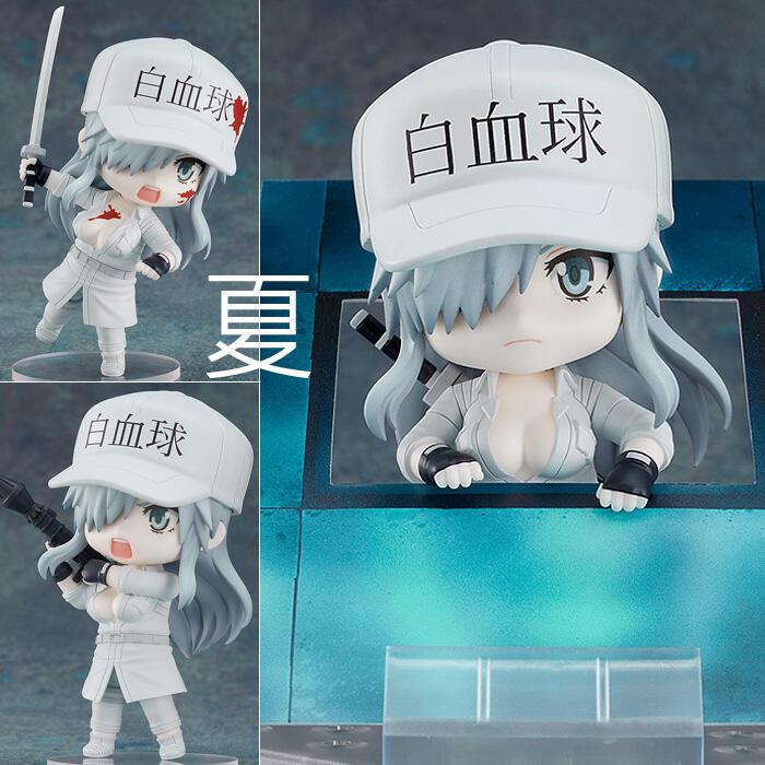 《夏本舖》代理 GSC 黏土人 1579 工作細胞BLACK 白血球 1196 日本刀 火箭筒 戰鬥 巨乳 美少女 Q版 | 蝦皮購物