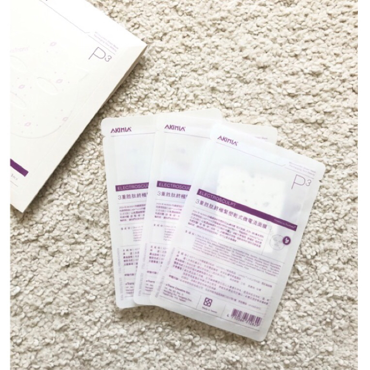 ＊夏清倉＊ Akimia P3 3重胜肽終極緊塑 乾式面膜 單片 拆售 | 蝦皮購物