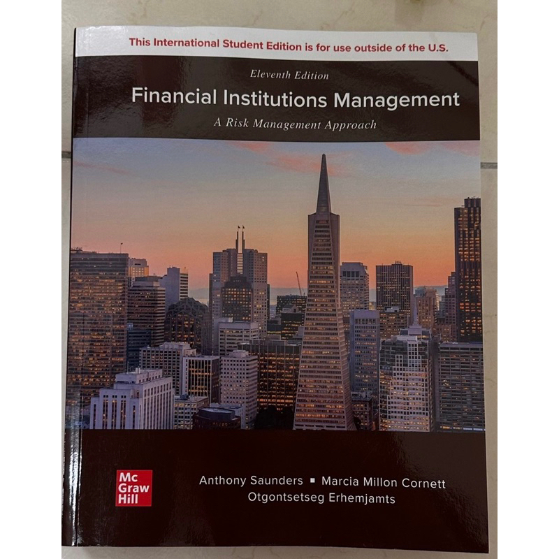 Financial Institutions Management:A Risk Management Approach | 蝦皮購物