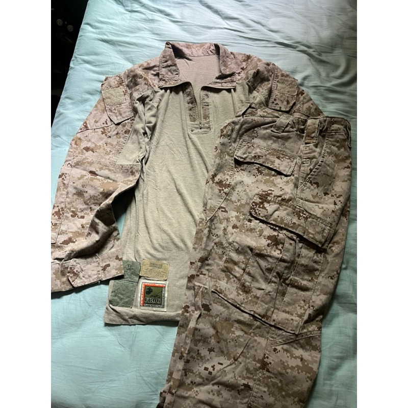 USMC Frog Combat Shirt Pants 美軍 公發 海軍陸戰隊 阻燃 戰鬥服 套裝 | 蝦皮購物