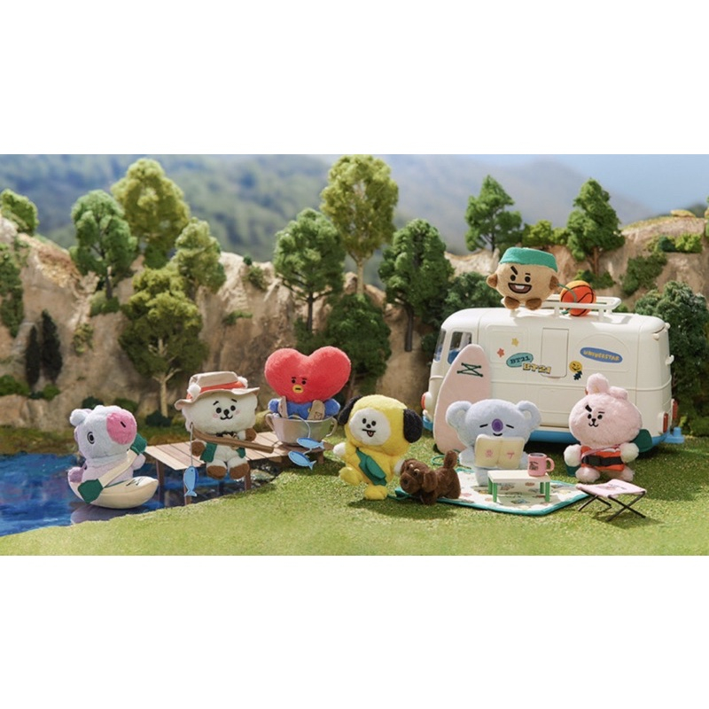 BT21露營系列 野餐系列娃娃BTS防彈少年團RJ TATA CHIMMY COOKY MANG SHOOKY KOYA | 蝦皮購物
