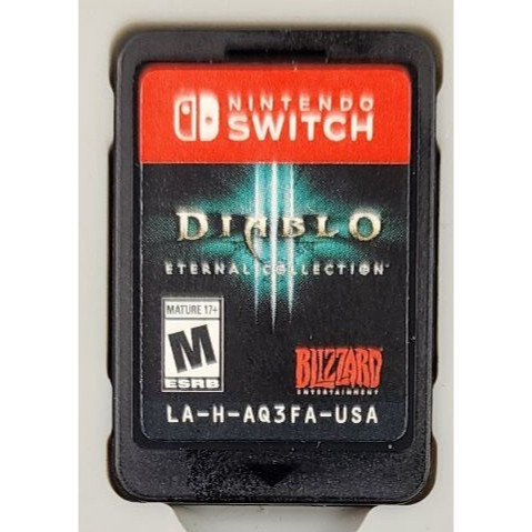 [崴勝3C] 裸片 二手 Switch NS 暗黑破壞神 3：永恆之戰版 更新後有中文版 | 蝦皮購物