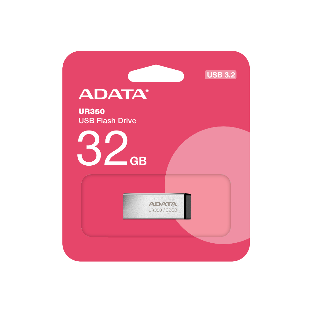 ADATA威剛 UR350無蓋金屬隨身碟 FAT32 32G 32GB USB UR350-32G-RSR/BK | 蝦皮購物
