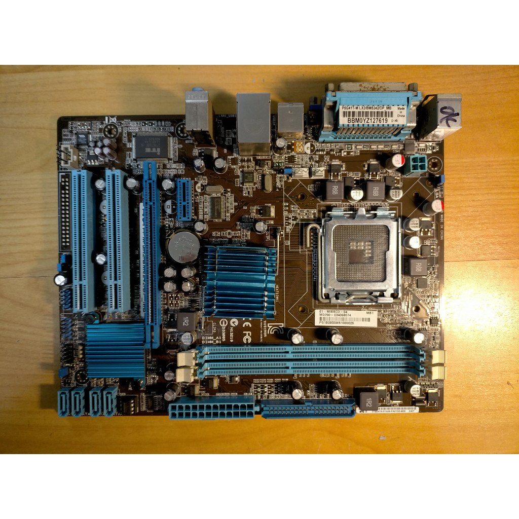 A.P5/S775主機板-華碩 P5G41T-M LX2/BM5242/DP_MB DDR3雙通道 SATA直購價380 | 蝦皮購物