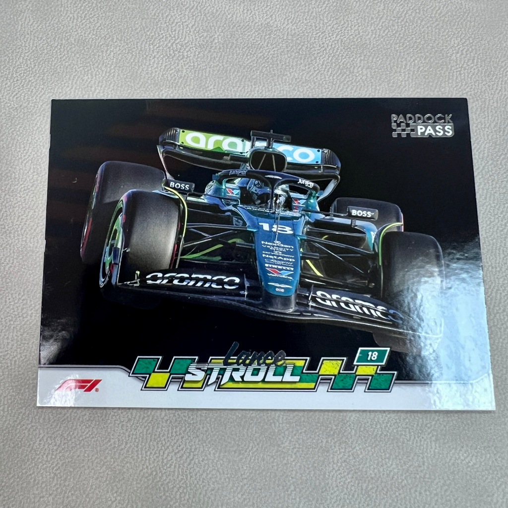 Lance Stroll Topps Chrome & Paddock pass F1 賽車卡 | 蝦皮購物