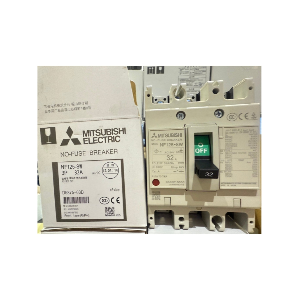 三菱 無熔絲開關 NF125-SW 3P 32A 40A.50A 63A.80A.100A.125A. | 蝦皮購物