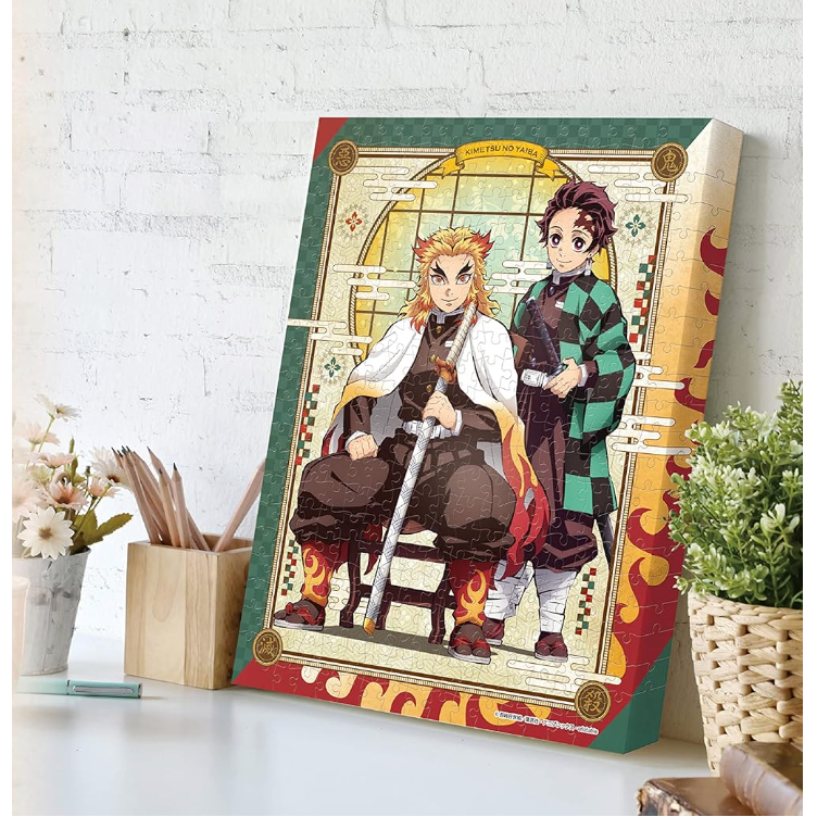 [小樂]蝦皮代開發票日版 Ensky 鬼滅之刃 炭次郎 炎柱 煉獄杏壽郎 九柱 鬼滅 無框畫 366 366片 拼圖 | 蝦皮購物