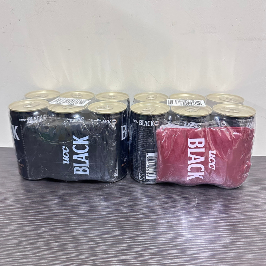 (當日寄+發票)UCC BLACK無糖咖啡185g*6+摺疊收納袋(黑/紅) | 蝦皮購物