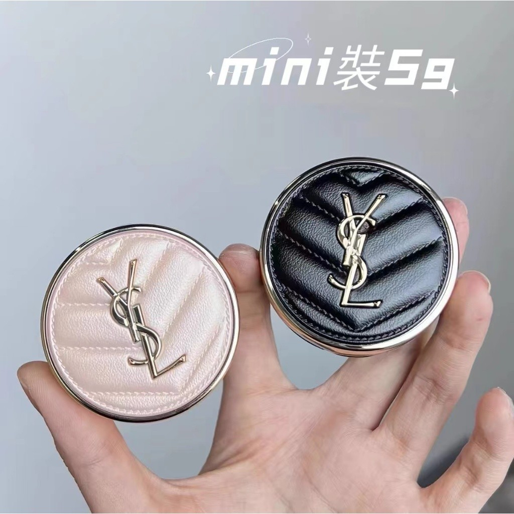 專櫃小樣 YSL 聖羅蘭 皮革氣墊 黑粉皮革 B10 B20 BB霜 5g 美妝小樣旅行裝MINI縮小版 試色體驗裝 | 蝦皮購物