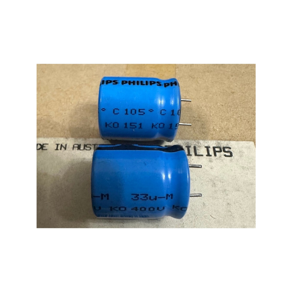 WhiteNoise愛樂人]全新 PHILIPS 飛利浦 33uF/400VDC 電容 四個 | 蝦皮購物