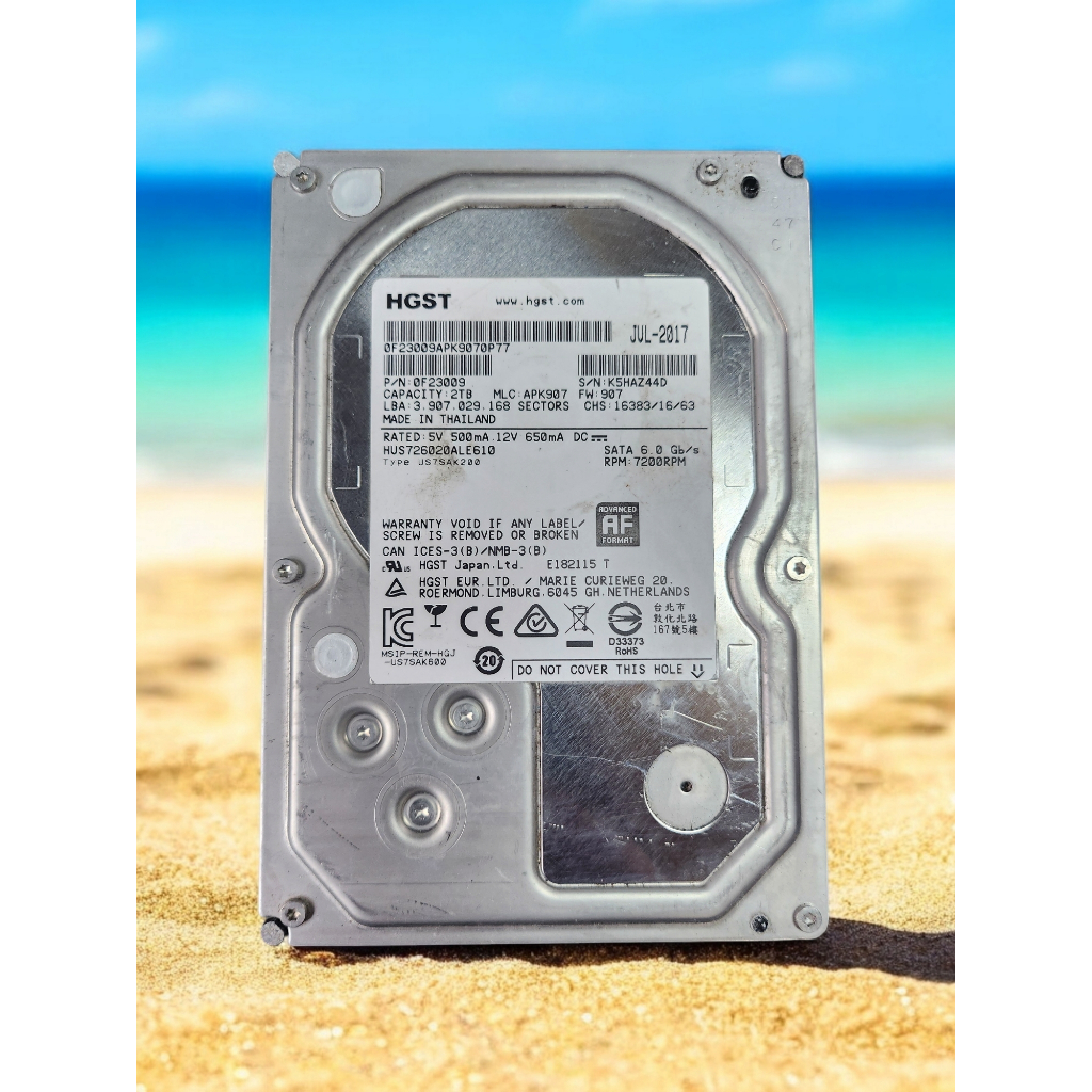 含稅 HGST 3.5吋 SATA 2TB 2T 保固1個月 03H998 | 蝦皮購物