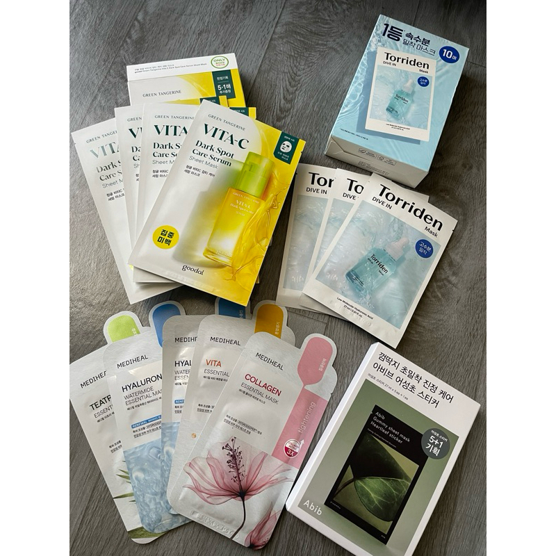 韓國面膜mediheal/goodal美白/abib魚腥草/ torriden保濕/化妝水/精華液 | 蝦皮購物