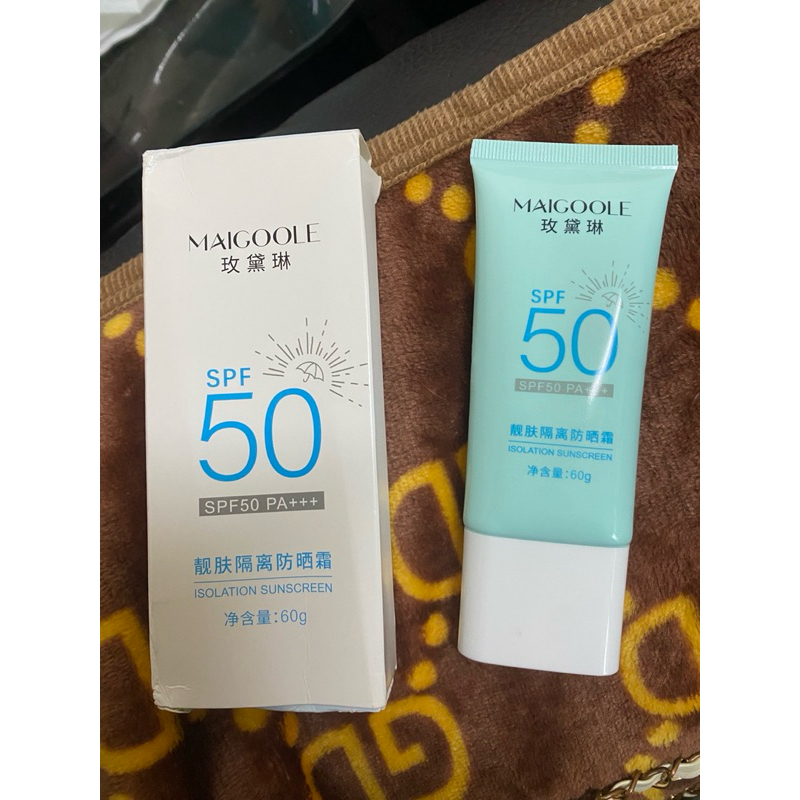 MAIGOOLE玫黛琳靚膚隔離防曬霜SPF50PA+++ | 蝦皮購物