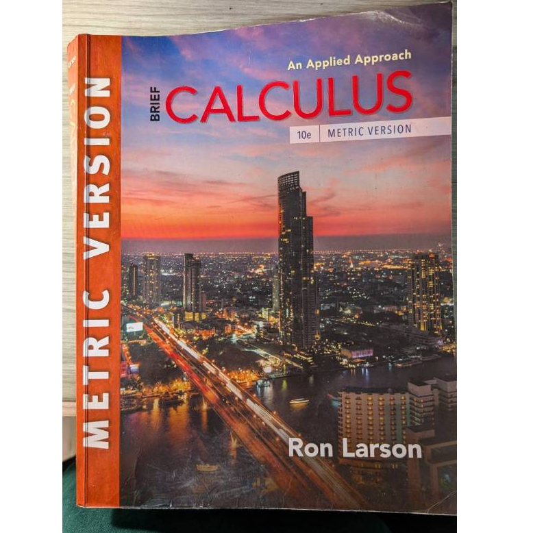 brief Calculus applied approach 10版 微積分 Metric Version | 蝦皮購物