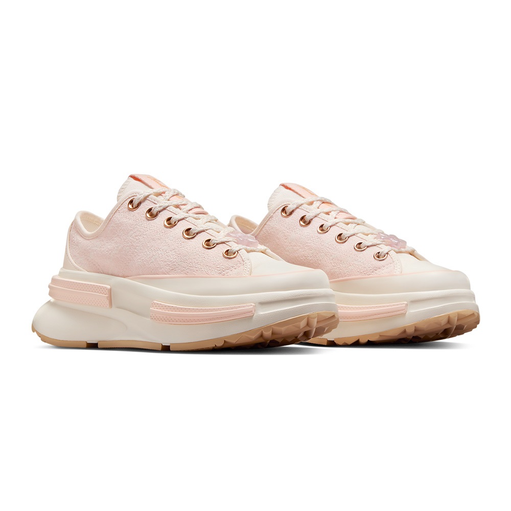 CONVERSE【授權專賣店】女款低筒帆布鞋 拆式襪套 RUN STAR LEGACY 厚底增高 A13853C 桃花粉 | 蝦皮購物