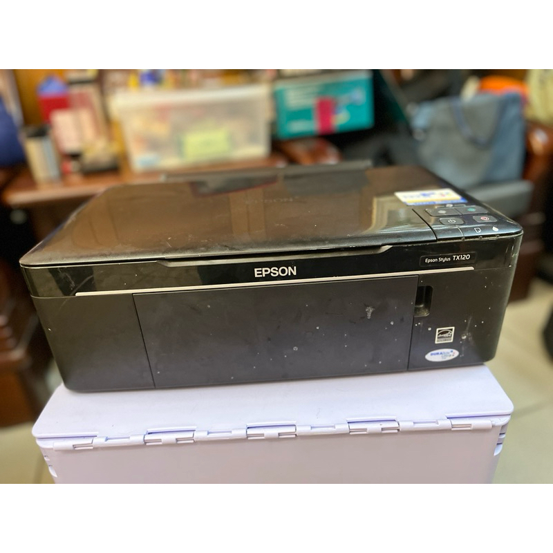 【二手】EPSON Stylus TX120 三合一相片複合機 噴墨 影印 列印 掃描 印表機 附傳輸線 功能正常 | 蝦皮購物