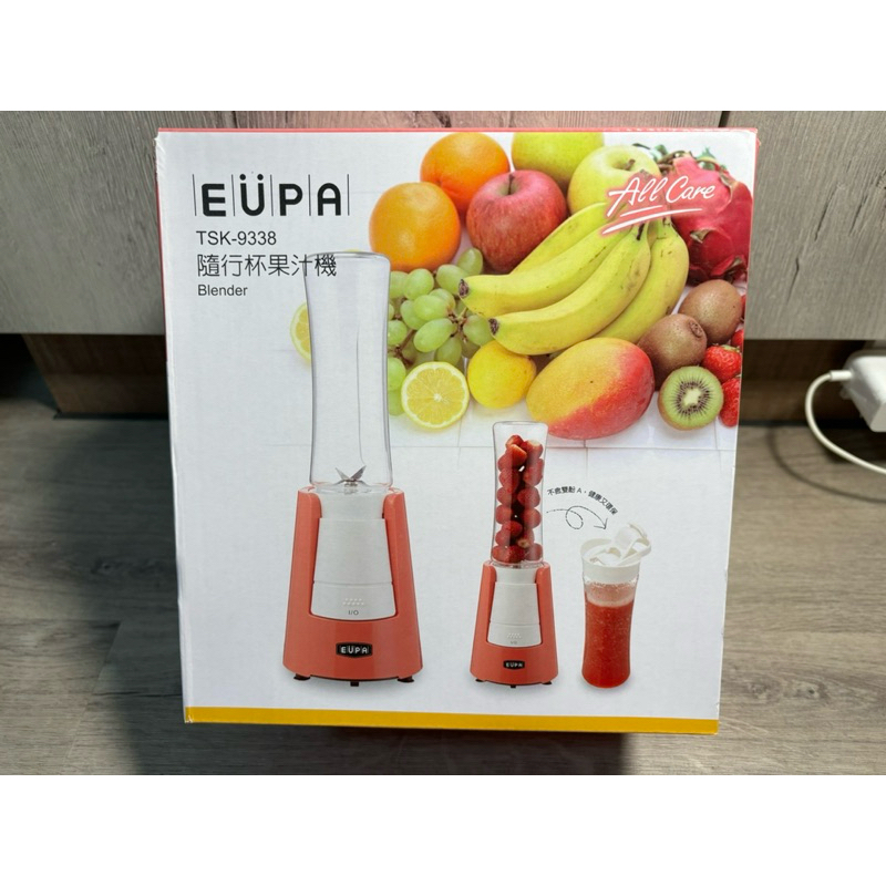 果汁機-eupa隨行杯果汁機（型號：tsk-9338)(含貓咪造型面子盒）（全新品） | 蝦皮購物