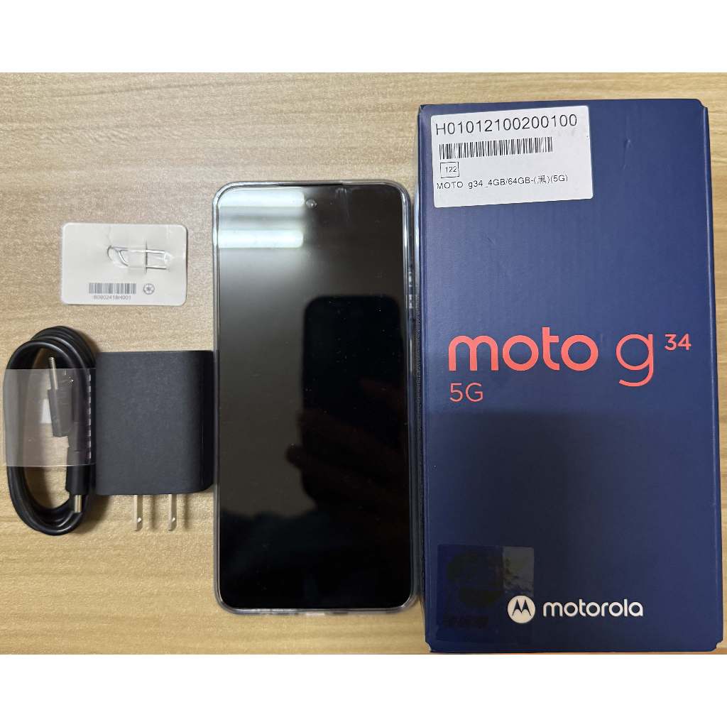 Motorola Moto G34 5G (4G/64G) 黑色 極新二手 無傷 | 蝦皮購物