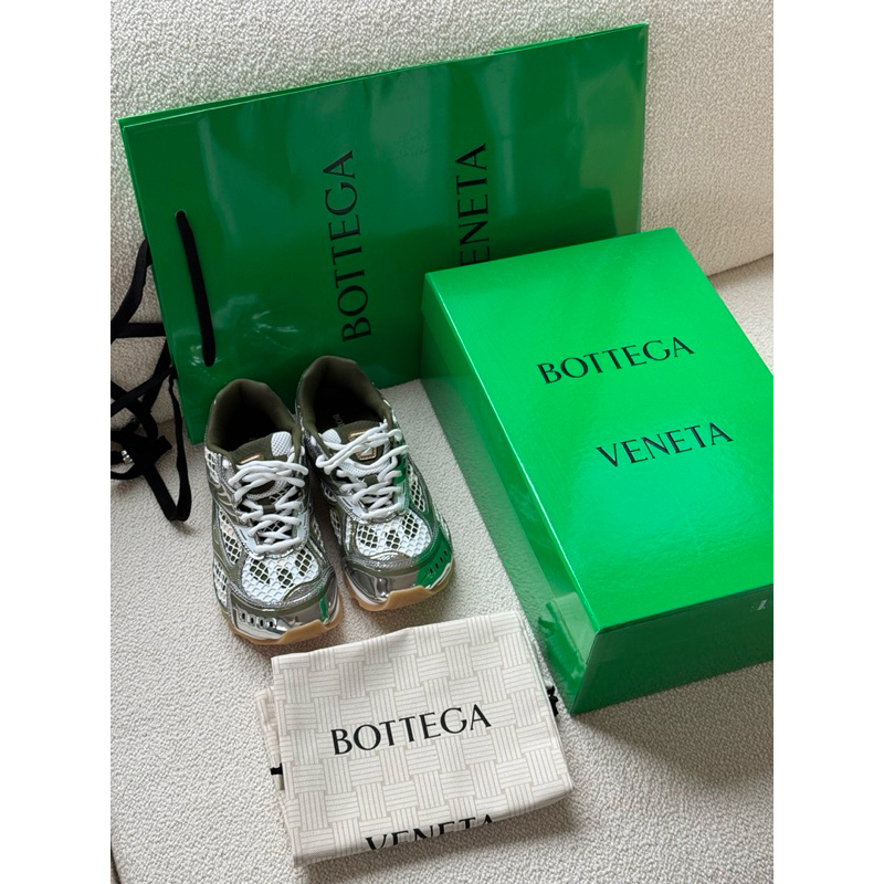 bottega veneta BV Orbit運動鞋 新色 泥土棕 金銀色 | 蝦皮購物