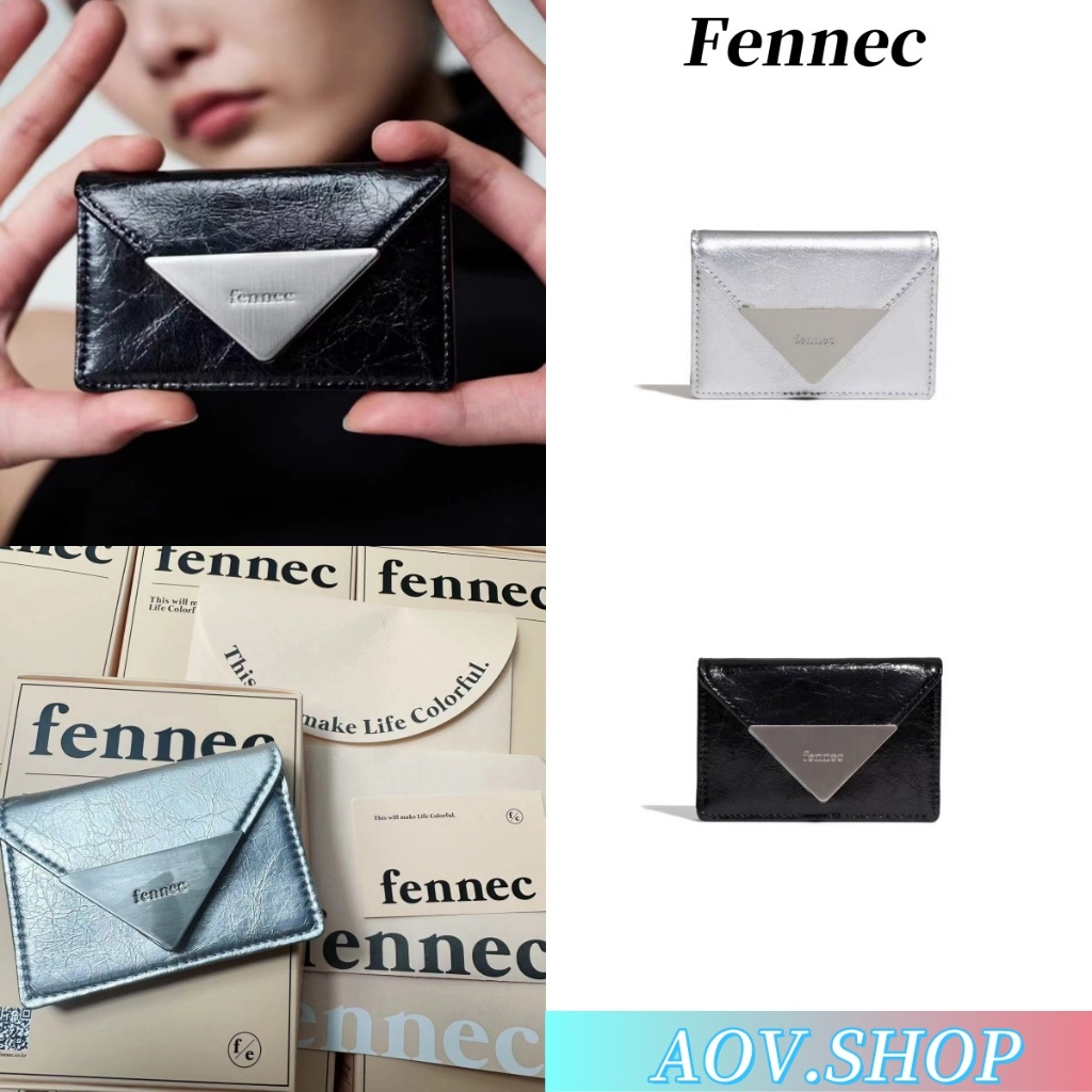 韓國🇰🇷 FENNEC 漆皮經典三角牌 零錢包 三折 錢包 Clinkle Triple wallet 短夾 | 蝦皮購物