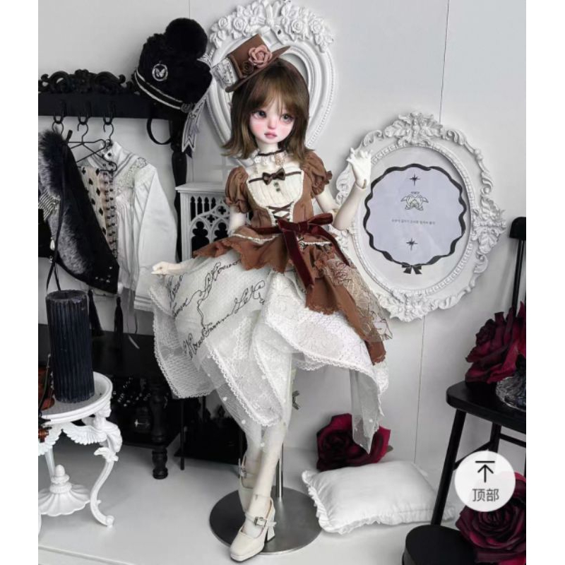 【4分娃衣】4分四分娃衣奧菲利亞流浪樂章詠嘆調娃娃衣服lolita 棕色 bjd mjd mdd | 蝦皮購物