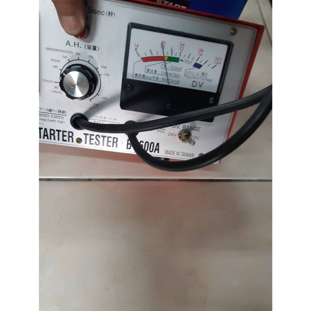 機械式電瓶測試器 試驗器 檢測器 機械式電池測試器 JTC BT600 非電池 發電機、負載電壓、發電機電流 啟動電壓 | 蝦皮購物