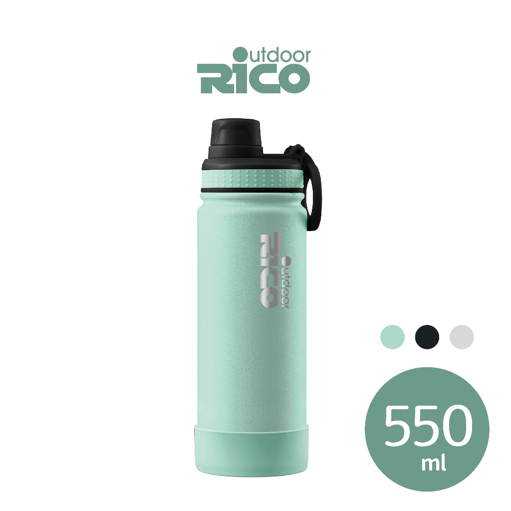 RICO 旋蓋運動瓶 550mL-316不鏽鋼內膽 (3色) (環保杯/隨行杯/保冰保溫瓶) | 蝦皮購物