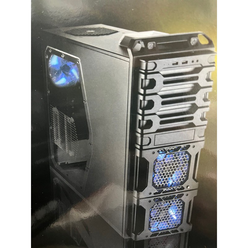 Antec DF-30 機殼 無左側板 電腦機殼 黑色 M-ATX 二手 藍光 風扇 | 蝦皮購物