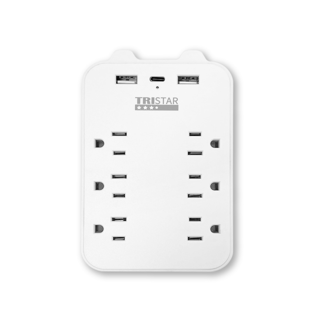 【TRISTAR三星牌】六孔旅行快速電源轉換器(TS-USB165)｜3P插座 USB Type-C 驗證型號AC653 | 蝦皮購物