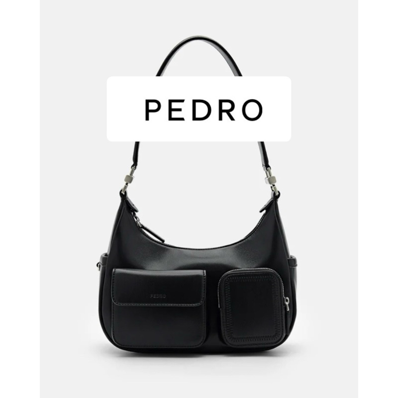 全新轉賣Pedro 腋下包Ease 單肩包 - 黑色 | 蝦皮購物