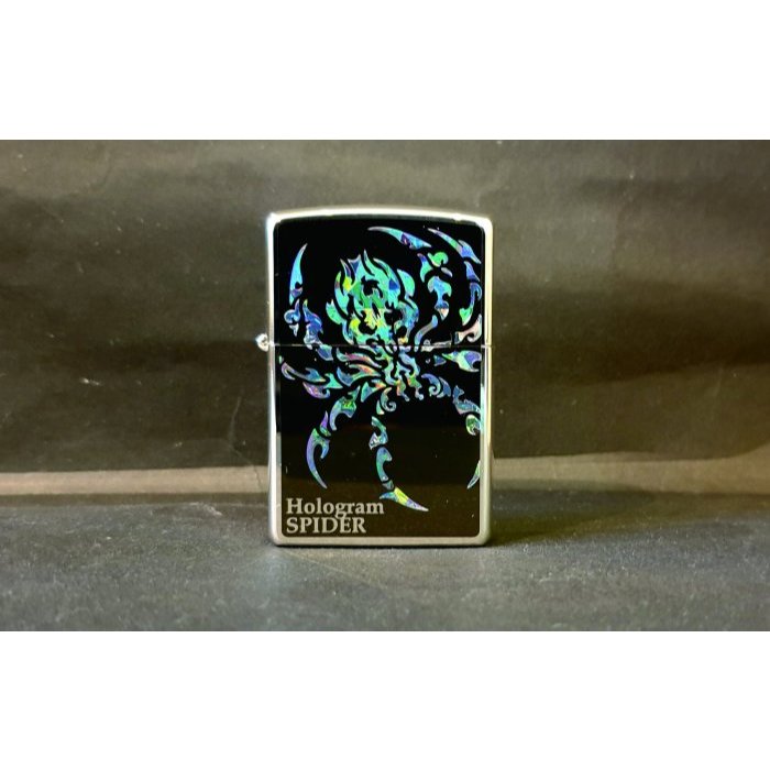 4953~日系ZIPPO Shinp Hologram《七彩蜘蛛 》反射設計兩面PVD特殊加工 | 蝦皮購物