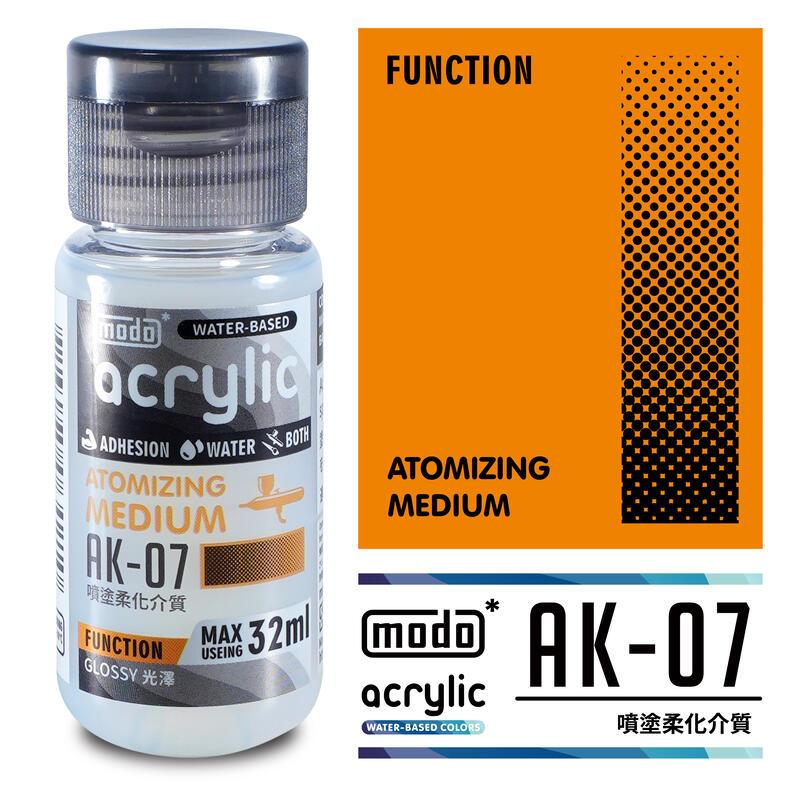 【高雄天利鄭姐】modo摩多 水漆 AK-07 AK水性系列-助劑 AK07 調薄介質 32ml | 蝦皮購物