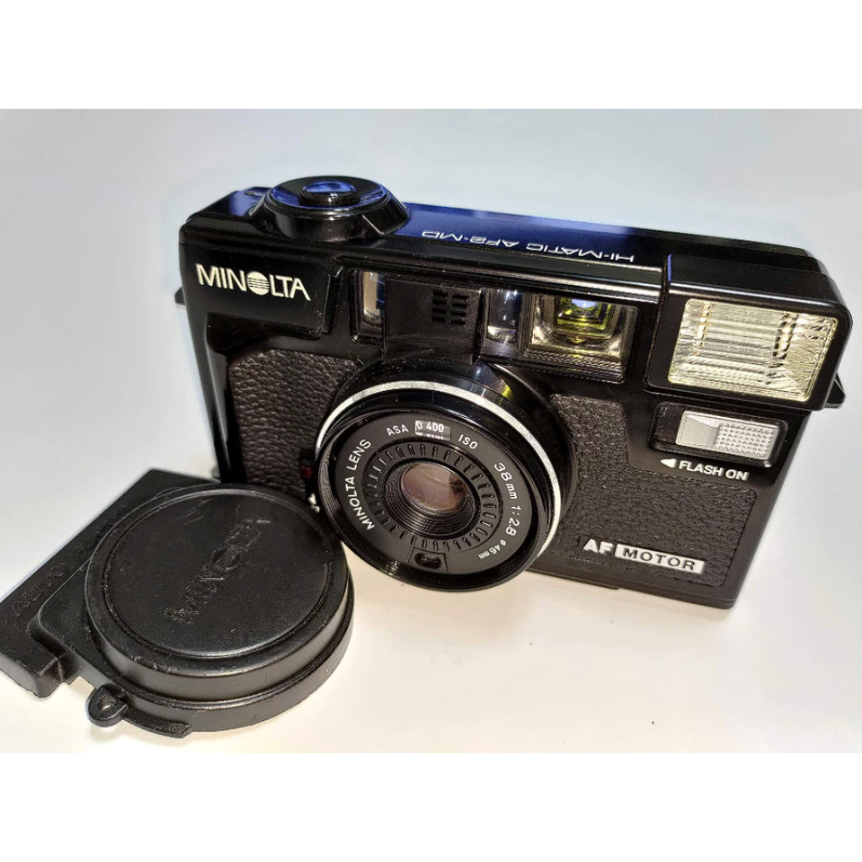 MINOLTA HI-MATIC AF2-MD全幅大光圈38mm自動對焦底片機 | 蝦皮購物
