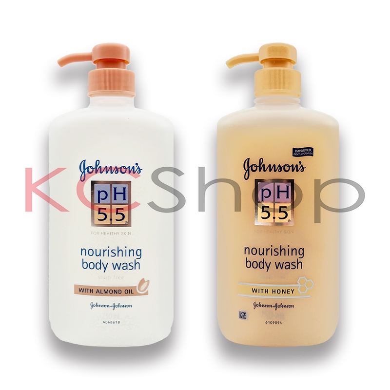 Johnson's嬌生 pH5.5 杏仁保濕/蜂蜜舒緩沐浴乳（750ml） | 蝦皮購物