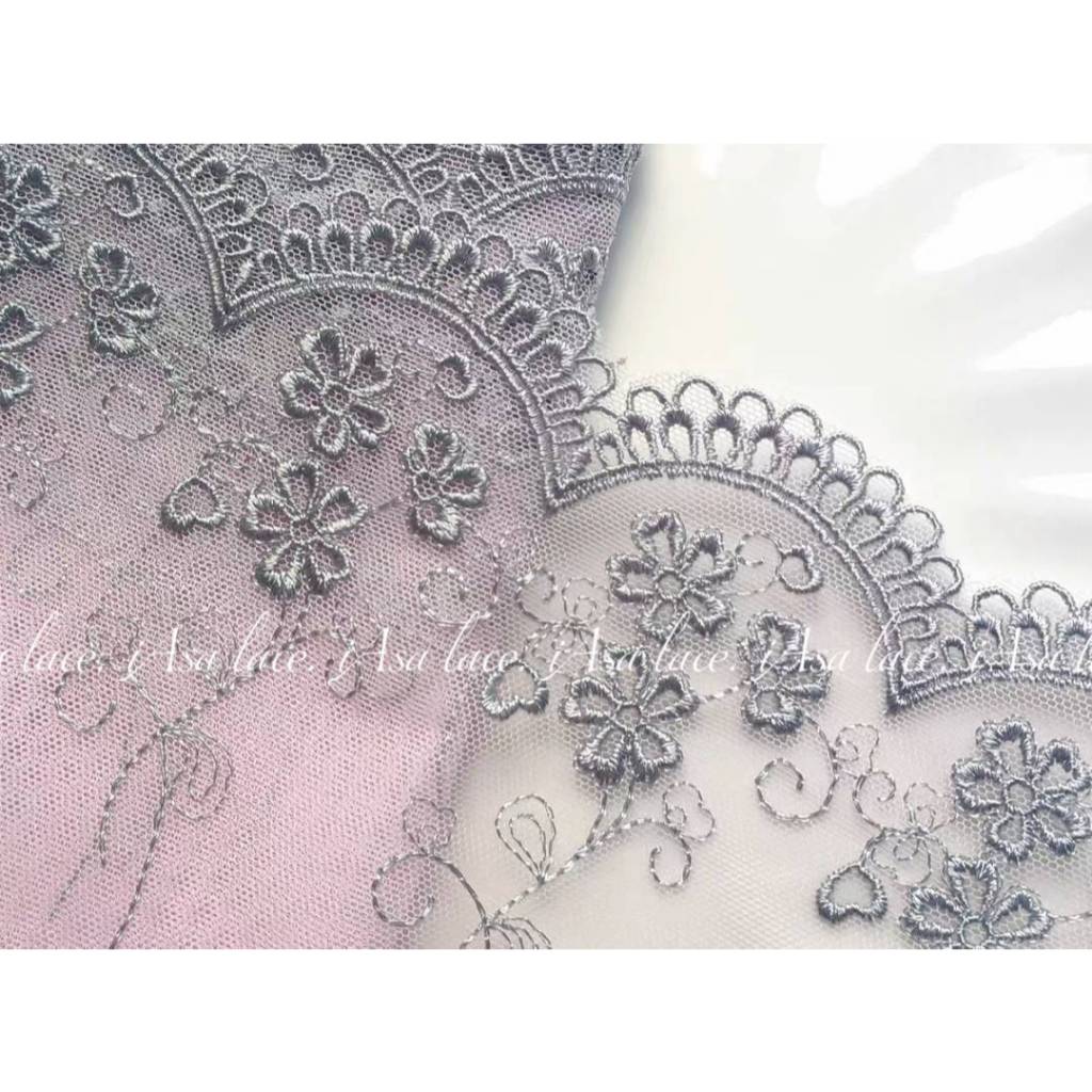 《iAsa愛莎の》手作材料 4色花朵網紗刺繡花邊DIY蝴蝶結娃娃衣服裝材輔料 | 蝦皮購物