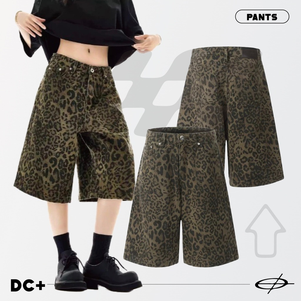 ☆LimeLight☆ DCLUB 豹紋褲 豹紋 七分褲 七分 過膝 短褲 廣州連線 DC-001 | 蝦皮購物