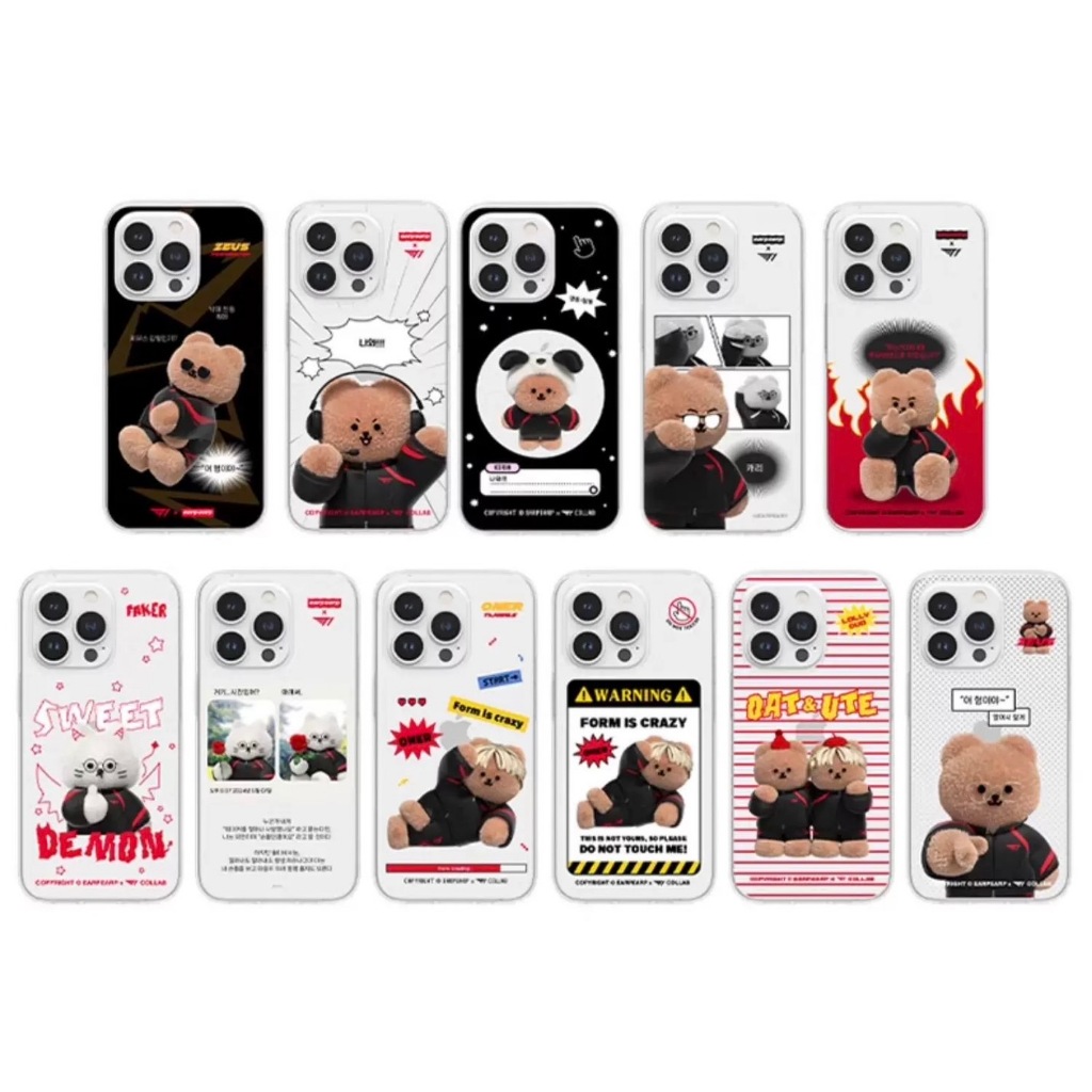 🍀CC 韓國代購🐶🐶手機軟殼 T1 x EARPEARP LOL 英雄聯盟 周邊 週邊 Faker ZOFGK（預購 | 蝦皮購物