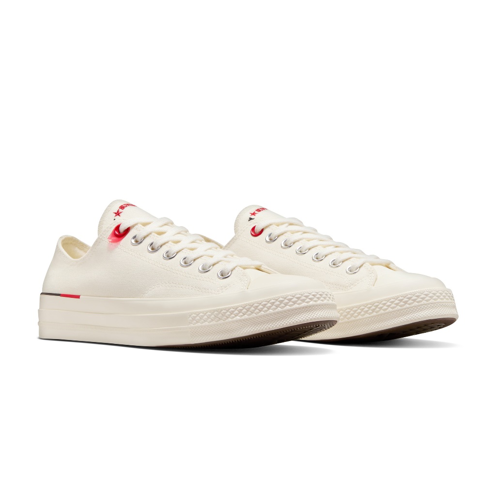 CONVERSE【授權專賣店】男女低筒帆布鞋 休閒鞋 A12464C- 米白跳色 CHUCK 70 三星標 | 蝦皮購物