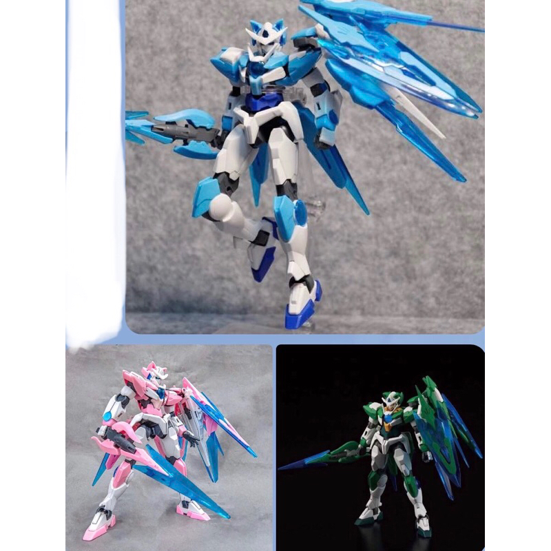全新現貨3款合賣 銀河 HGBF 1/144 00q西亞量子型 綠/粉/藍色 貓耳組裝模型 鋼彈 高達 | 蝦皮購物