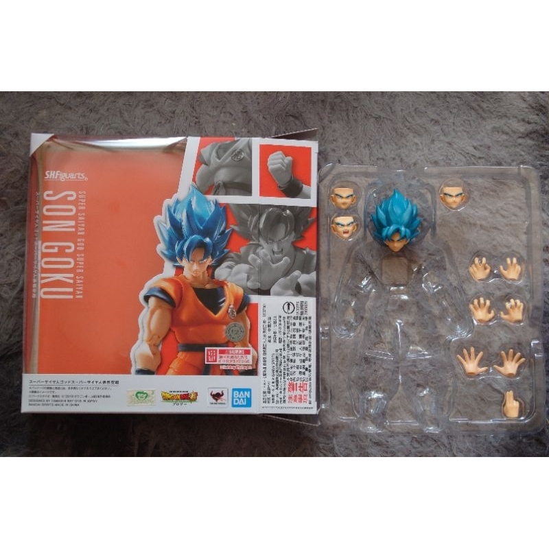 Shf 七龍珠 悟空 藍 ssgss 頭 全新 | 蝦皮購物