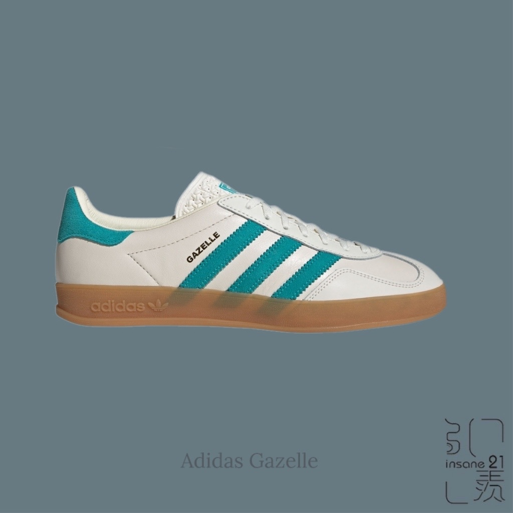 ADIDAS ORIGINALS 三葉 湖水藍 焦糖 GAZELLE INDOOR JI2583 【Insane-21】 | 蝦皮購物