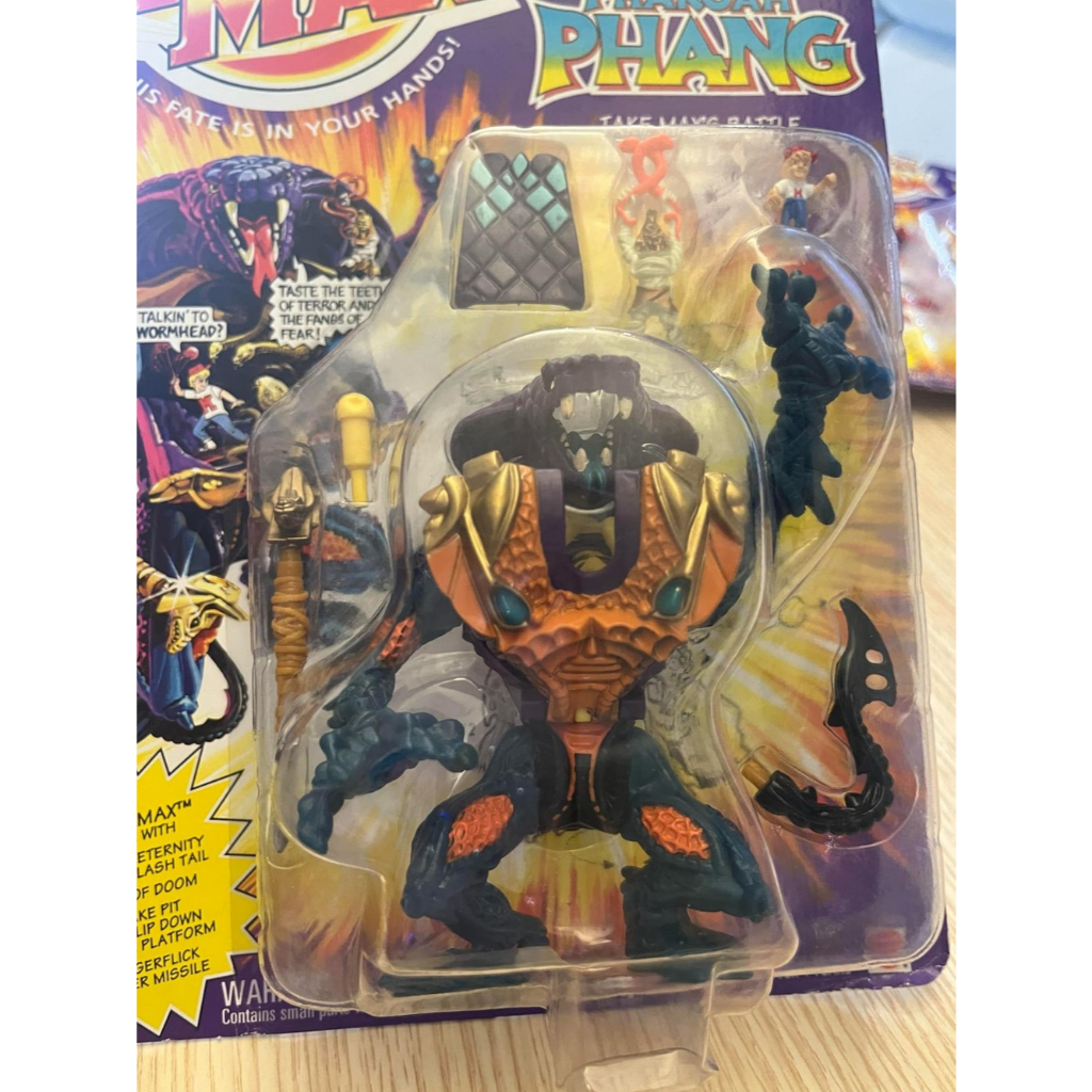 ⭐ 全新 現貨 ⭐ 絕版商品 萬能麥斯 大戰眼鏡蛇怪（Mighty Max Strikes Fang） | 蝦皮購物