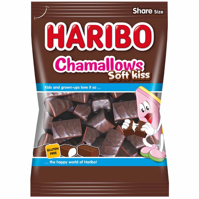 Haribo Chamallows Soft Kiss 巧克力棉花糖 | 蝦皮購物